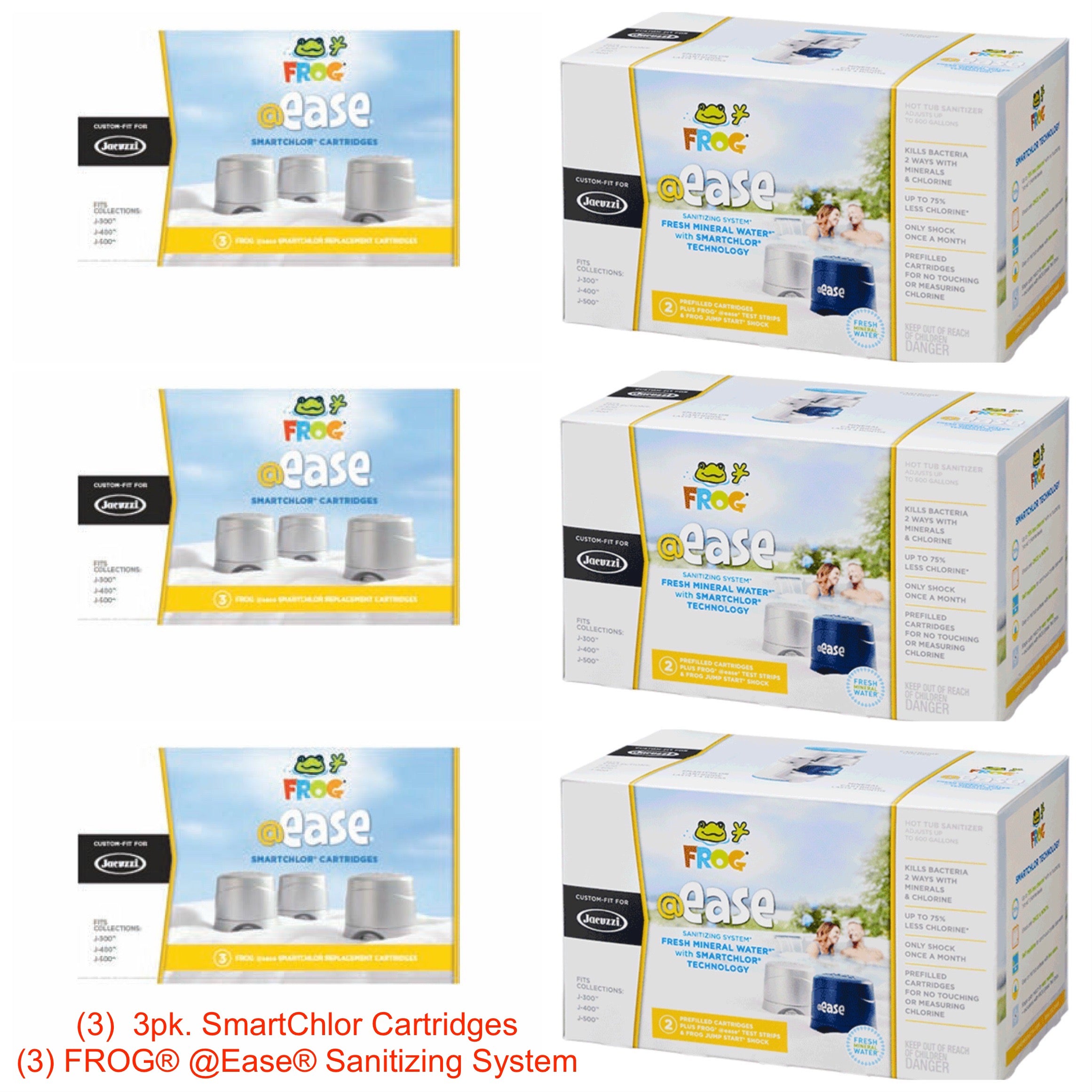 Frog® @Ease® SmartChlor® & Supplies - The Spa Supply Store by Jacuzzi ...