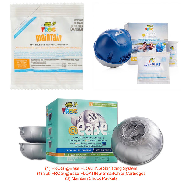 Floating FROG® @Ease Quarterly Bundle - The Spa Supply Store by Jacuzzi ...